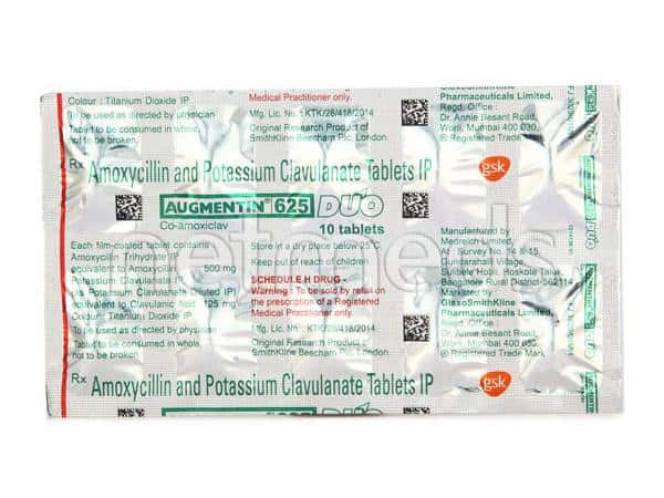 Augmentin 625- ऑगमेंटिन 625 क्या है? जानें इसके उपयोग, साइड इफेक्ट और ...